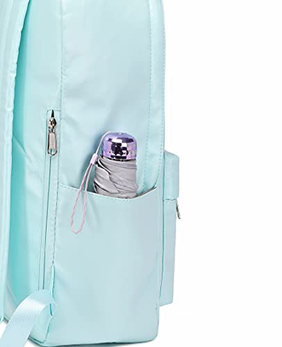 Wadirum Waterproof Cute School Backpack for Girl and Boy Fashion Women Daypack Sky Blue