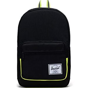 Herschel Supply Co. Pop Quiz Black Enzyme Ripstop/Black/Safety Yellow One Size