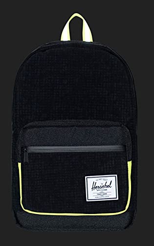 Herschel Supply Co. Pop Quiz Black Enzyme Ripstop/Black/Safety Yellow One Size