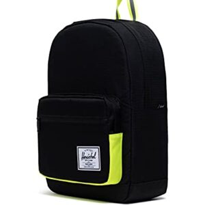 Herschel Supply Co. Pop Quiz Black Enzyme Ripstop/Black/Safety Yellow One Size