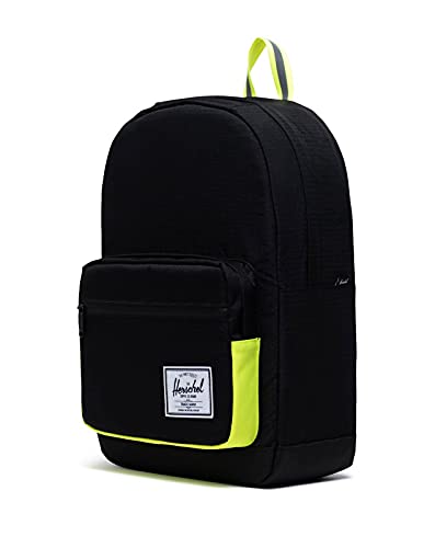 Herschel Supply Co. Pop Quiz Black Enzyme Ripstop/Black/Safety Yellow One Size