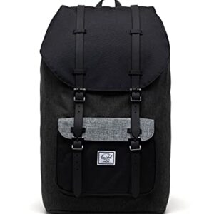 Herschel Supply Co. Little America Black Crosshatch/Black/Raven Crosshatch One Size