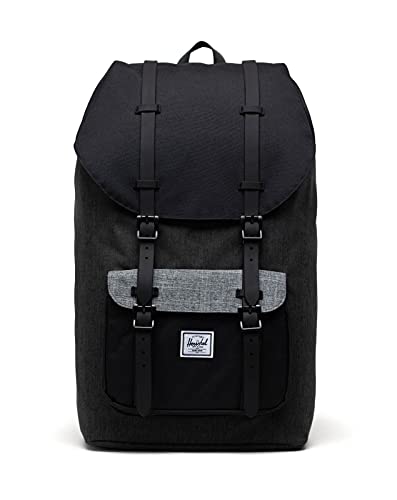 Herschel Supply Co. Little America Black Crosshatch/Black/Raven Crosshatch One Size