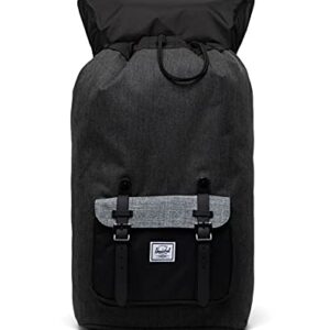 Herschel Supply Co. Little America Black Crosshatch/Black/Raven Crosshatch One Size