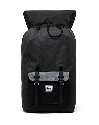 Herschel Supply Co. Little America Black Crosshatch/Black/Raven Crosshatch One Size