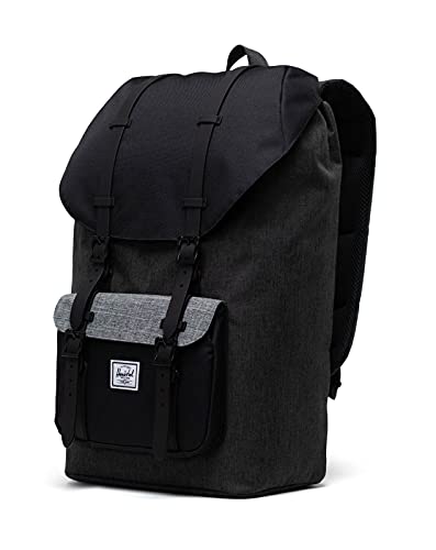 Herschel Supply Co. Little America Black Crosshatch/Black/Raven Crosshatch One Size