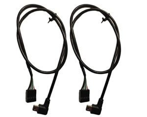 2 pcs -mini usb rgb cable for 4-pin connector cpu cooler fan corsair h80 h80i h80i gt h100 h100i h100i gt h100i v2 h110i h110i gt/gtx