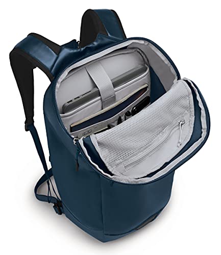 Osprey Transporter Small Zip Top Laptop Backpack, Venturi Blue, One Size