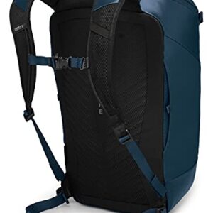 Osprey Transporter Small Zip Top Laptop Backpack, Venturi Blue, One Size