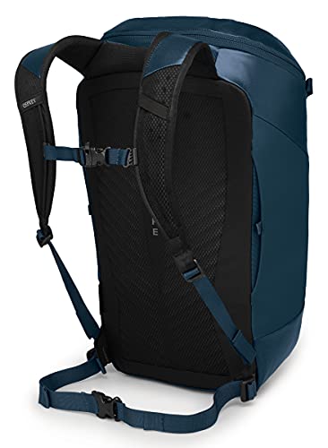 Osprey Transporter Small Zip Top Laptop Backpack, Venturi Blue, One Size