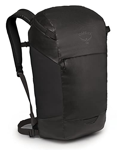 Osprey Transporter Small Zip Top Laptop Backpack, Black, One Size