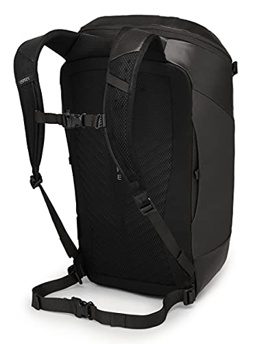 Osprey Transporter Small Zip Top Laptop Backpack, Black, One Size