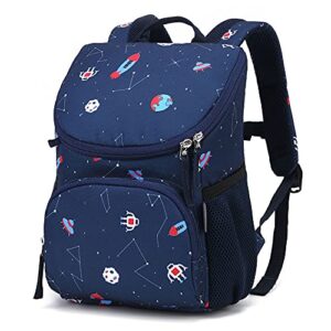 mountaintop toddler backpack for kids boys girls, daycare kindergarten preschool nursery children bag removable chest strap