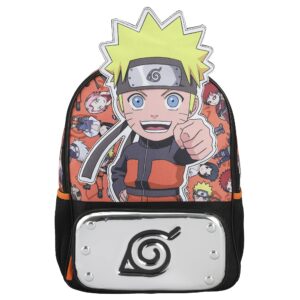 bioworld naruto shippuden 16" kids anime character backpack