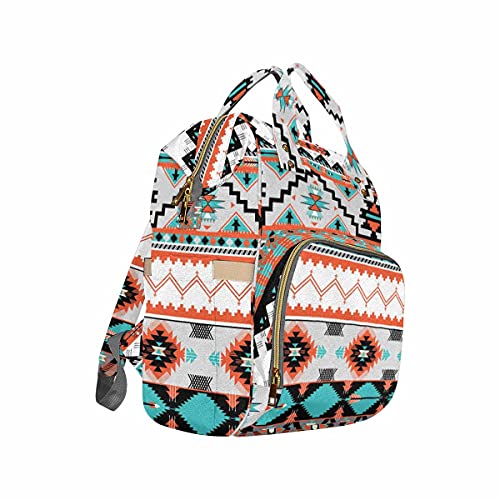 InterestPrint Tribals Aztecs Indians Pattern Large Unisex Bags, MultipurP-ose Travel Back Pack for Moms Dads