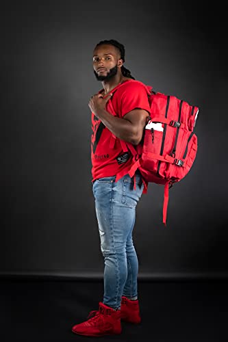 Ninja Viking Gym Backpack for Men and Women (RED)