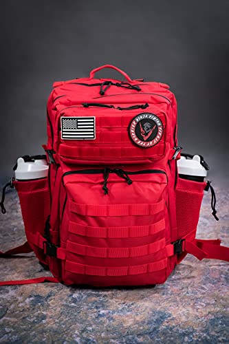 Ninja Viking Gym Backpack for Men and Women (RED)