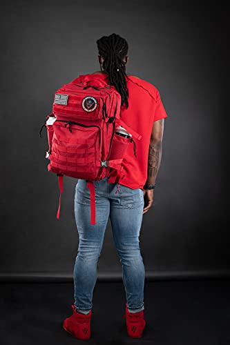 Ninja Viking Gym Backpack for Men and Women (RED)