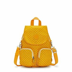 kipling women's firefly up, soft dot yellow, one size