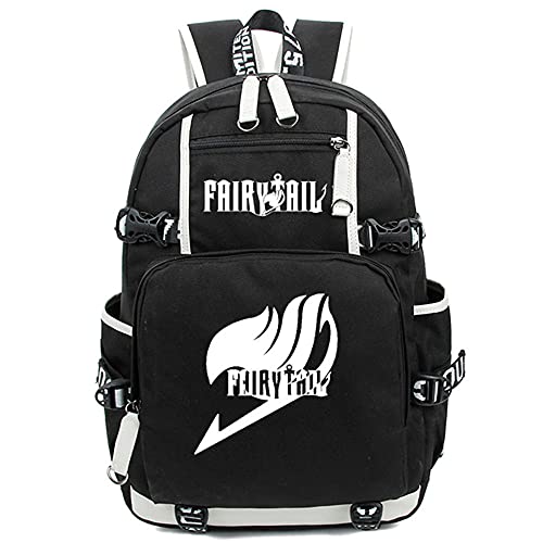 ISaikoy Anime Fairy Tail Backpack Satchel Bookbag Daypack School Bag Laptop Shoulder Bag Style 3