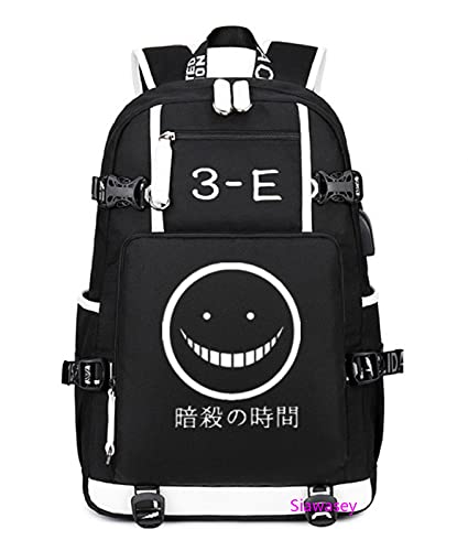 ISaikoy Anime Assassination Classroom Backpack Satchel Bookbag Daypack School Bag Shoulder Bag Style3