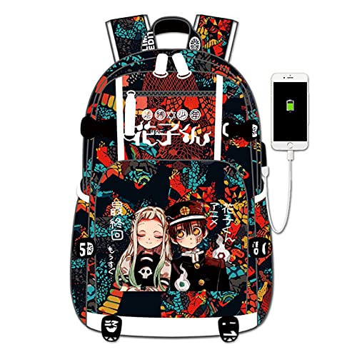 ISaikoy Anime Toilet Bound Hanako kun Backpack Satchel Bookbag Daypack School Bag Laptop Shoulder Bag Style13