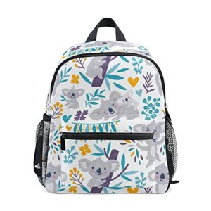 tropicallife cute koala floral flower kids backpack children preschool book bags kindergarten toddler backpack daypack for girls boys school…