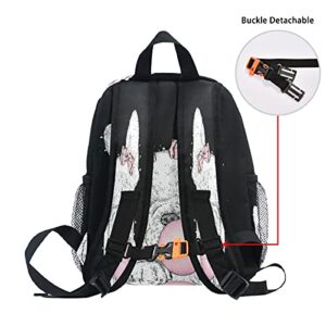 Cute Toddler Backpack Mini Travel Bag Cute French Bulldog for Baby Girl Boy Age 3-7