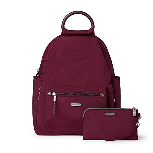 Baggallini Women's All Day Backpack, Eggplant, One Size…