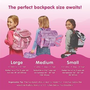 Bixbee Kids Backpack, Pink Unicorn Bookbag for Girls & Boys Ages 5-7 | Daycare, Preschool, Elementary School Bag for Kids | Easy to Carry & Water Resistant