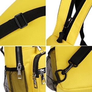 Peicees Zip-Off Small Backpack Purse For Women Waterproof Sling Bag Crossbody Chest Bag With Earphone Hole For Travel Hiking