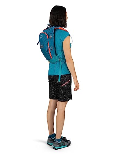 Osprey Salida 8L Women's Biking Backpack with Hydraulics Reservoir, Claret Red, One Size