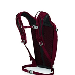 Osprey Salida 8L Women's Biking Backpack with Hydraulics Reservoir, Claret Red, One Size