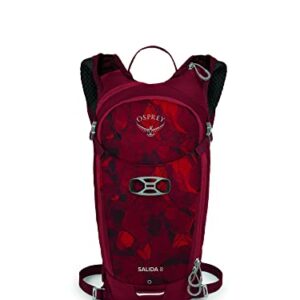 Osprey Salida 8L Women's Biking Backpack with Hydraulics Reservoir, Claret Red, One Size