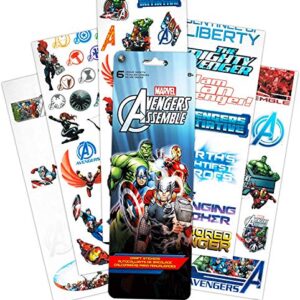 Marvel Avengers Backpack Set for Kids - School Supplies Bundle with Superhero Backpack Plus Avengers Stickers and More (Superhero Backpacks for Boys)