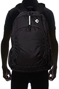 Converse Team Daypack Backpack, Water Repellent, Reflector Function, Capacity: 9.9 gal (37 L), Black