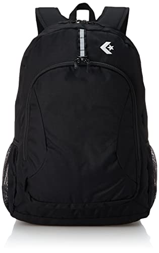 Converse Team Daypack Backpack, Water Repellent, Reflector Function, Capacity: 9.9 gal (37 L), Black