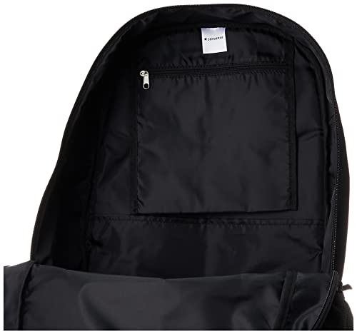 Converse Team Daypack Backpack, Water Repellent, Reflector Function, Capacity: 9.9 gal (37 L), Black