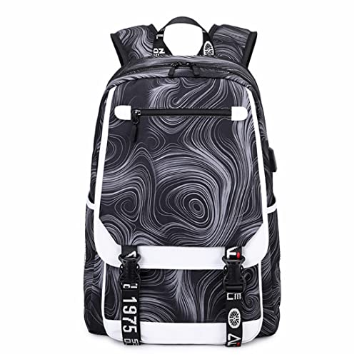 ZHANAO Laptop Backpacks for Student Boys Backpacks for Middle School Bookbag with USB Daypack Travel