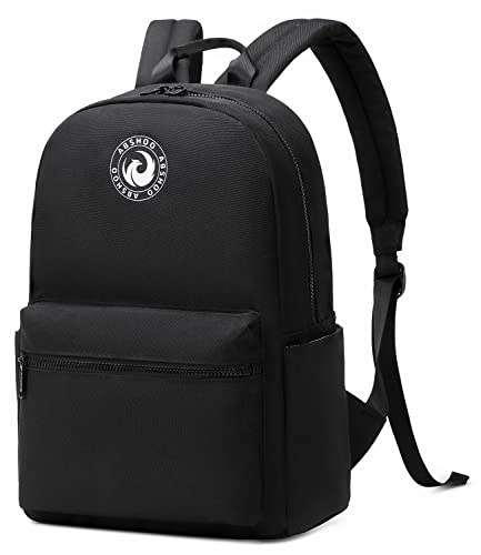 Abshoo Lightweight Backpack for School Classic Basic Water Resistant Casual Daypack Plain Bookbag (Black)