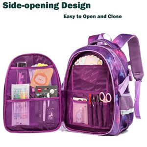 MOHCO Kids Backpack 16 in School Bookbag with Insulated Lunch Box Pencil Case Lightweight Student Bookbag for Girls and Boys