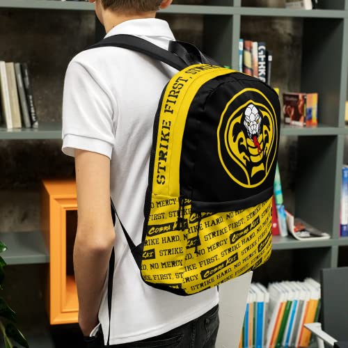 Ripple Junction Cobra Kai Strike First Snake Head Backpack Officially Licensed