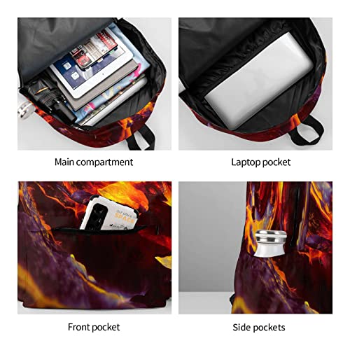 NKISMOODM Gradient Unisex Tote Backpack Outdoor Casual Portable Bags Suitable For Adults Womens Mens