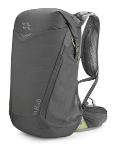 rab aeon ultra 28 lightweight hydration pack for hiking and trail running - anthracite - 28 liter