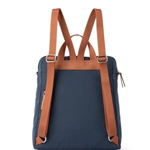 The Sak Women's Recycled Esperato Backpack in Nylon, Spacious Bag with Adjustable Back Strap, Navy II, One Size