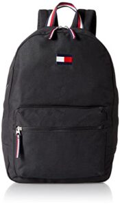 tommy hilfiger mens ardin backpack, th deep black, one size us