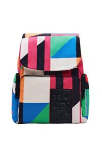 desigual large geometric backpack