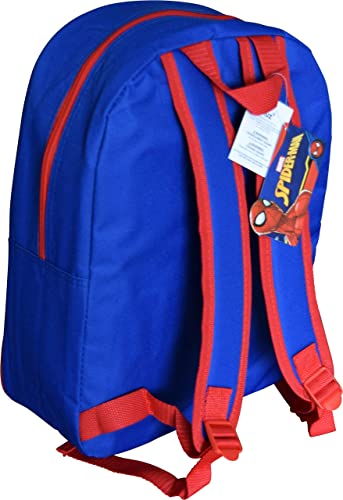 Ruz Spiderman 15" School Bag Backpack (Blue-Red)