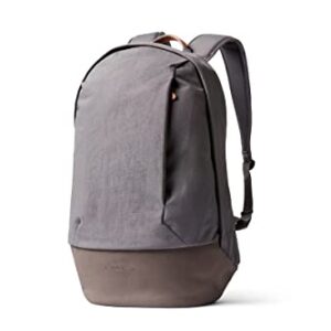 Bellroy Classic Backpack Premium (Leather Panels, Fits 15" Laptop) - Storm Grey