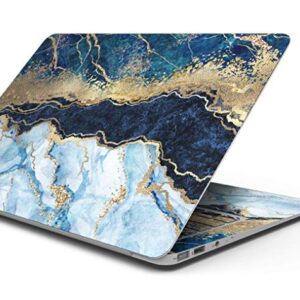 Design Skinz Foiled Marble Agate Full-Body Wrap Scratch Resistant Decal Skin-Kit Compatible with MacBook 13" Pro M1 (A2338)